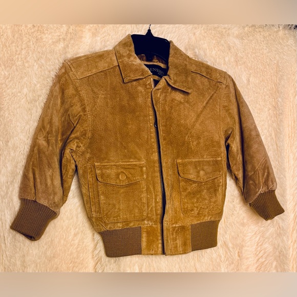 Dimension NY | Jackets & Coats | Dimension Ny Boys Genuine Suede ...